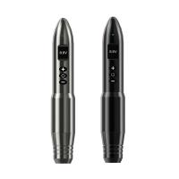 China Black Color Wireless Permanent Makeup Machine Rechargeable With RCA Interface Connector for sale