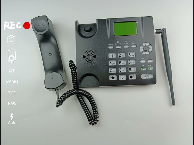 듀얼 심 고정 무선 전화 850MHz SM 아날로그 무선 전화