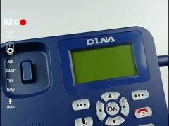Dual Fixed GSM Wireless Desk Phone TNC Antenna Desktop Phone