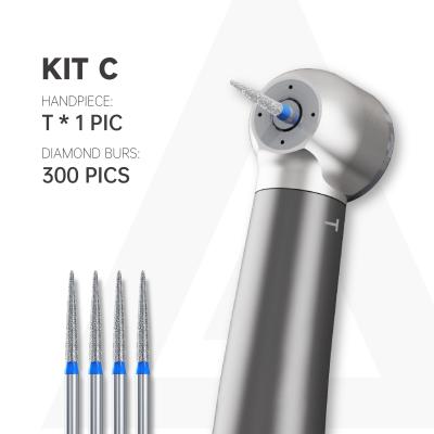 China KIT C High Speed Dental Handpiece With Diamond Bur Set Ultra Precision for sale