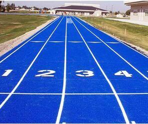 China Athletic Spray Coat Running Track for sale