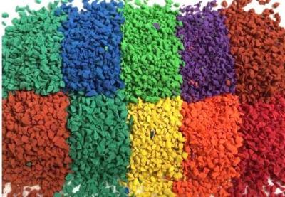 China EPDM synthetic rubber granules Factory rubber granule for running track 0-0.5mm for sale