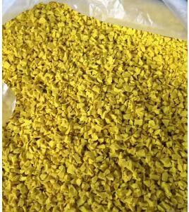 China Yellow EPDM Colorful 1-2mm Rubber Granules for sale