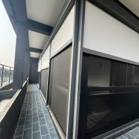 China Double-Layer Zipper Track Roller Blind, Custom Fabric Combinations for sale