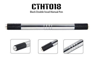 China 2 cabezas ennegrecen la pluma manual principal/Microblading Makeuppen del tatuaje en venta