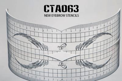 Cina Il nero permanente del righello del sopracciglio di trucco degli accessori di plastica del tatuaggio in vendita