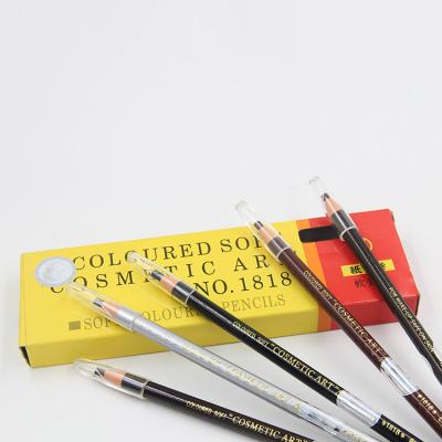 Cina Matita di sopracciglio permanente di trucco di vendita dei cosmetici di tirata del rotolo impermeabile caldo della carta con 5 colori in vendita