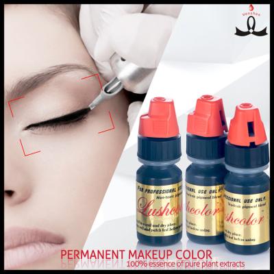 China De Lushcolor del negro del tono tinta permanente del maquillaje de la crema semi para el lápiz de ojos en venta