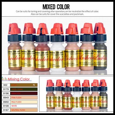 China Pigmento permanente de encargo de la tinta del maquillaje con el logotipo del soldado del cliente en venta