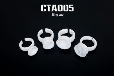 Cina Tazza eliminabile bianca dell'anello dell'inchiostro di Microblading PigmentsTattoo con la dimensione 3 disponibile in vendita