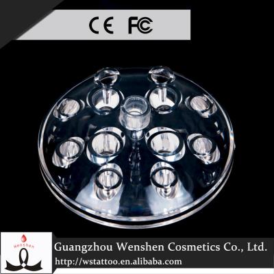 Cina Supporto acrilico dell'inchiostro del tatuaggio per le tazze della colla di estensione del pigmento e del ciglio del sopracciglio in vendita