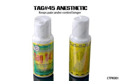 Chine Étiquette crème anesthésique de tatouage | crème numbing de 45 tatouages avant et lors du fonctionnement à vendre
