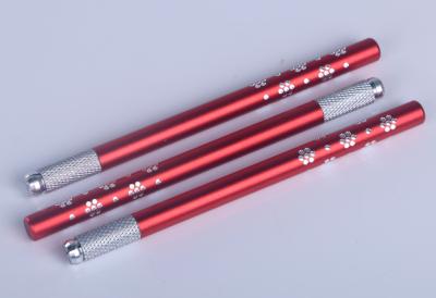 China Pluma micro del tatuaje de la ceja de la herramienta de mano de la cuchilla del OEM, 4 plumas de dibujo disponibles del tatuaje de los colores en venta