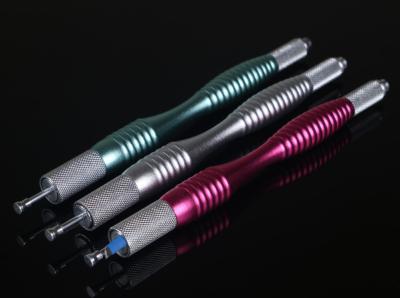 China U formen Stickerei 3D Microblading-Stift-manuelles Augenbrauen-Tätowierungs-Stift-Aluminium zu verkaufen