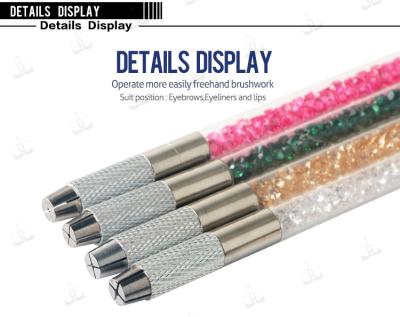 China Dauerhaftes Kristallmake-up bearbeitet manuellen Tätowierungs-Stift für Augenbraue CER Bescheinigung zu verkaufen