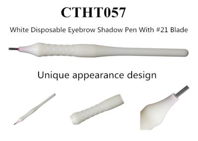Cina Lunghezza manuale bianca della penna del tatuaggio della lama rotonda #21/della penna 13CM ombreggiatura del sopracciglio in vendita