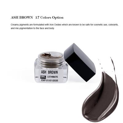 China El maquillaje semi permanente de la tinta de Brown Microblading de la ceniza pigmenta 17 colores disponibles en venta