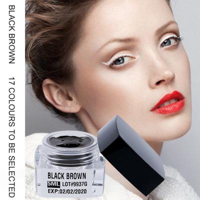 China Pigmentos semi permanentes del maquillaje de Brown del negro de Micropigmentation para el tatuaje manual de la ceja en venta