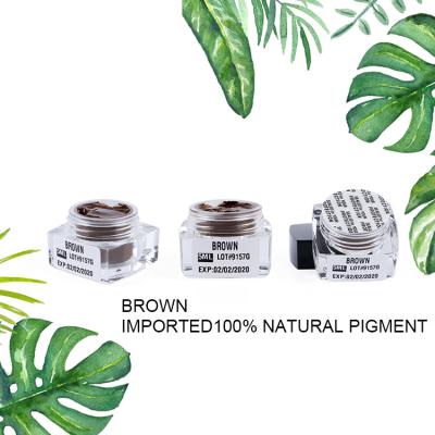 China El maquillaje semi permanente orgánico pigmenta la tinta manual del tatuaje de la ceja de Microblading en venta