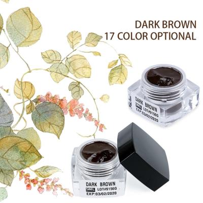 China Color estable/duradero de Brown oscuro del pigmento de Microblading del tatuaje de la ceja en venta
