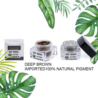 China Pigmentos cosméticos permanentes/fácil de color marrón oscuro del pigmento de la crema colorear la tinta de Microblading en venta