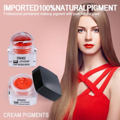 China El color enorme Micropigmentation pigmenta los pigmentos cosméticos permanentes del color anaranjado de la tinta en venta