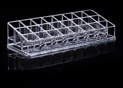 Κίνα Κρύσταλλο εξαρτημάτων δερματοστιξιών - καθαρίστε τον ακρυλικό κάτοχο 24 φλυτζανιών μελανιού μόνιμος κάτοχος Makeup τρυπών προς πώληση