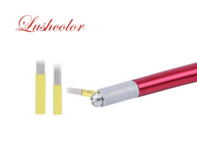 Китай Двойник гребет шадинг желтого цвета лезвия Микробладинг брови для постоянного макияжа продается