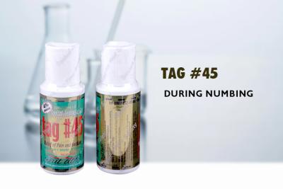 Chine Crème anesthésique de tatouage de fronts/gel anesthésique actuel de l'étiquette 45 à vendre