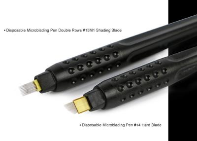 中国 3Dは#14堅い刃のHairstrokeのための使い捨て可能なMicrobladingのペンを刺繍しました 販売のため