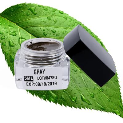 China pigmentieren halb dauerhafte Pigmente des Make-up45g für Microshading Eyebrown Grau 5ML zu verkaufen
