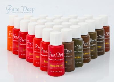 China Fantastisches 33 Farbgesicht tiefe Micropigments Creme halb für Microblading und Schattierung zu verkaufen
