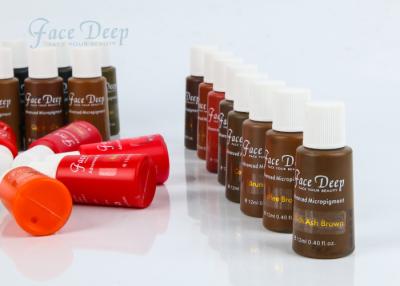 China Cara madera semi permanente micro Brown del pigmento del maquillaje de Microblading de la tinta del tatuaje de la ceja de profundamente 33 colores en venta