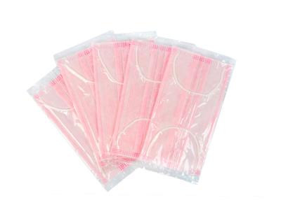 中国 入れ墨の付属品のピンクの使い捨て可能な医学のマスクの通気性の口のマスク 販売のため