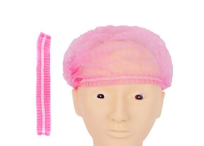 中国 眉毛の入れ墨のための100 PC/袋のピンクの使い捨て可能な毛のボンネットの通気性のダスト・キャップ 販売のため