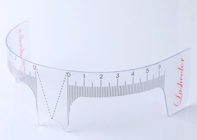 中国 永久的な構造の入れ墨の付属品のMicrobladingのプラスチック眉毛の定規22 CM 販売のため