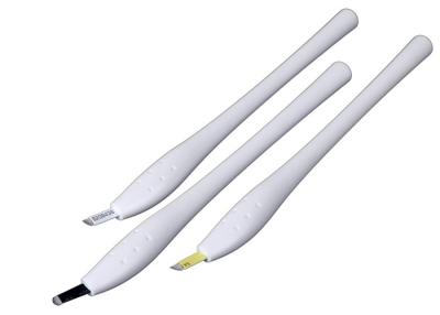 Cina Forma manuale della penna U di Microblading della maniglia bianca per il labbro, occhio - linea in vendita