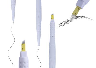 Cina Il doppio dirige la penna manuale eliminabile di Microblading del sopracciglio della penna di Microblading sterilizzata con il gas di EO in vendita