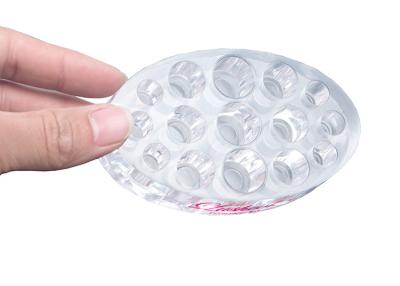 Cina Materiale permanente ovale acrilico dell'acrilico degli accessori del tatuaggio di trucco del supporto di tazza dell'inchiostro in vendita