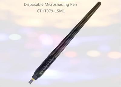 Cina Penna eliminabile di Microblading della maniglia nera con la doppia lama cruda di ombreggiatura 15M1 in vendita