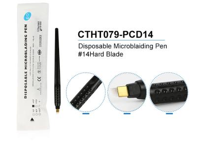 Cina Penna classica nera del tatuaggio di Microblading con il cappuccio Sem per trucco permanente in vendita