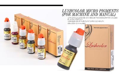 China Pigmentos semi permanentes/38 fuentes del maquillaje de la belleza de Microblading del pigmento del tatuaje de los colores en venta