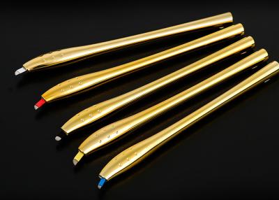 Cina penna manuale del tatuaggio di Microblading ricamata 3D con l'imballaggio della bolla in vendita