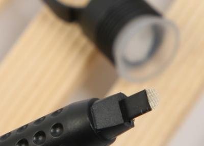 Cina Grande penna manuale capa nera del tatuaggio con il pigmento della tazza/crema della spugna in vendita