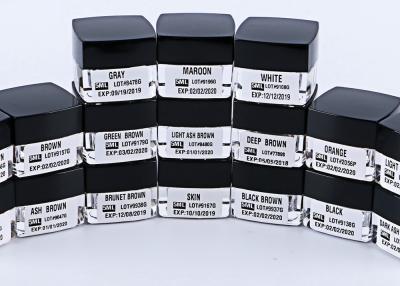 Chine Colorants semi permanents de maquillage de crème de Lushcolor pour Microblading à vendre