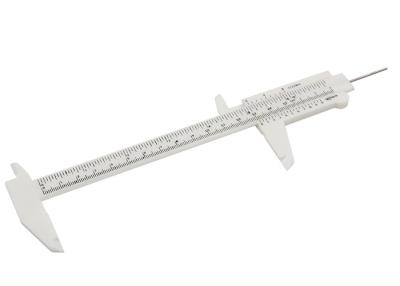 China Plastiknoniustasterzirkel-Augenbrauen-Tätowierungs-messende Tasterzirkel CER Microblading zu verkaufen