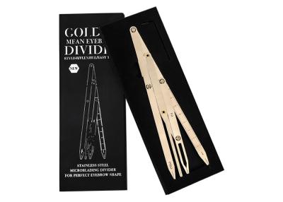 China Microblading-Tätowierungs-Zusätze 4 goldene Mitteltasterzirkel der Zinken-SS zu verkaufen