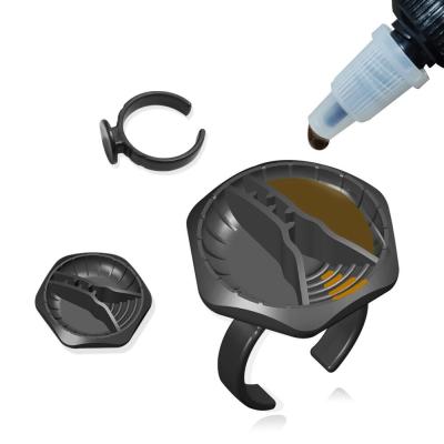 China Maquillaje permanente Ring Cup Silicone Materials disponible del hexágono negro en venta