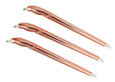 Cina Penna del tatuaggio del sopracciglio di Champagne Disposable Microblading Pen Microblading in vendita