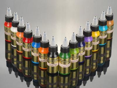 China Pigmentos semi permanentes fáciles del maquillaje del micrófono del colorante de la planta pura para la caja fuerte del tatuaje en venta